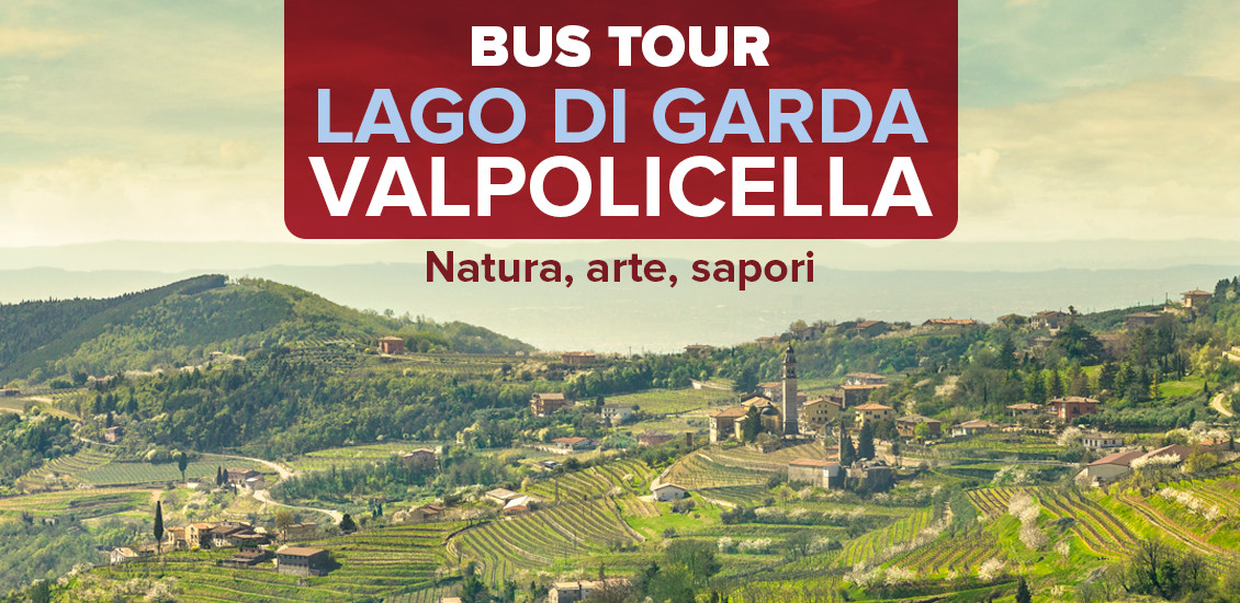 Escursione Lago di Garda-Valpolicella con il bus dedicato di Atv ...